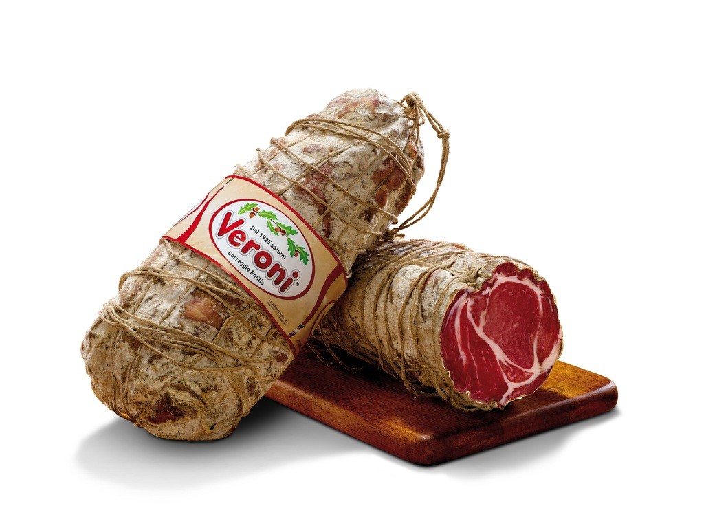 Coppa di Parma I.G.P. "Veroni" stag. a metà s/v kg. 0,8 ca. - Paolini Food