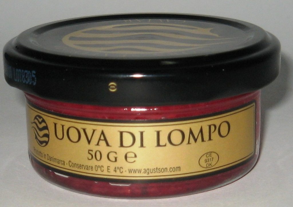 Uova di Lompo rosse da gr. 50 "G.H." - Paolini Food